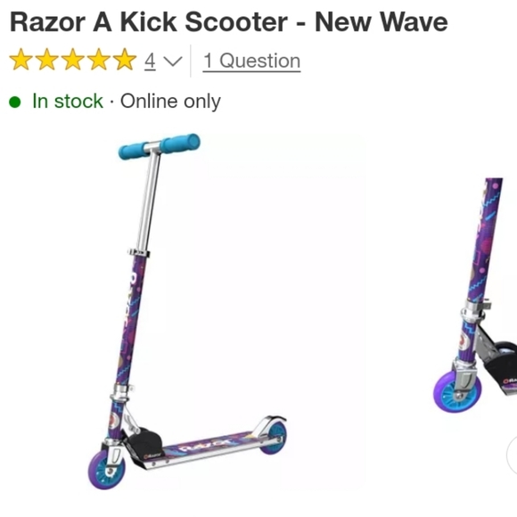 Razor | Other | Razor A Kick Scooter Limited Edition New Wave | Poshmark